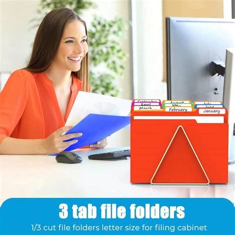 5 10 15 20 Color File Folders Assorted Colors Manila File Folders School Business Office File