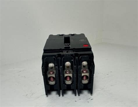 Ge Tey350 50a Circuit Breaker 480y277v 3 Pole Type Tey 50 Amp General