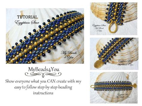 Beading Tutorials And Patterns Pdf Bracelet Pattern Diy Seed Etsy