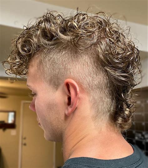 Mens Cut Euro Hawk In 2025 Mohawk Hairstyles Men Curly Mohawk