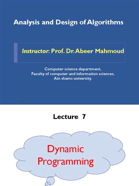 algorithm lec7 pdf