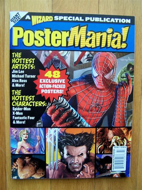 Wizard Magazine Poster Mania 2004 Postermania Linsner Mayhew See Details 2064480996