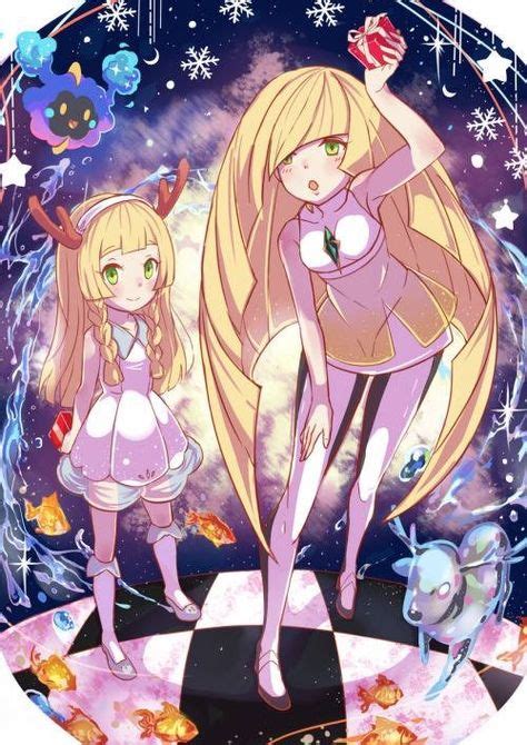 Lillie And Lusamine Pokemon Pokemon Sun Christmas Pokemon