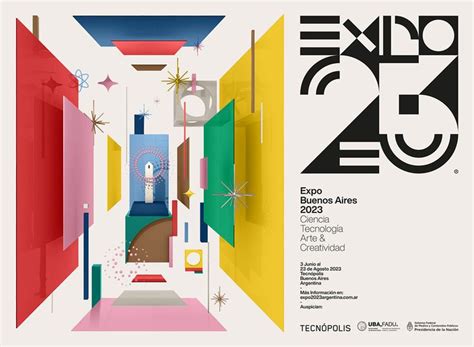 Expo 2023 On Behance Expo Visual Design Business Poster