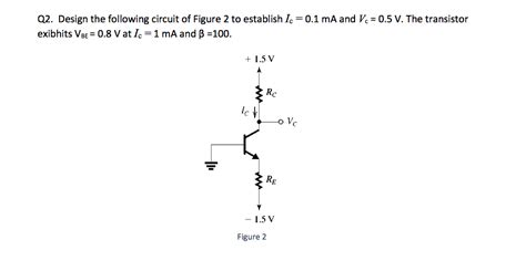 Solved Q For The Following Npn Transistor Circuit In Chegg