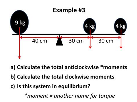 PPT Calculate The Total Anticlockwise Moments Calculate The Total Clockwise Moments