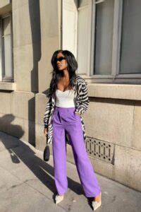 33 Purple Pants Outfit Ideas Chic And Colorful Ways To Style Purple