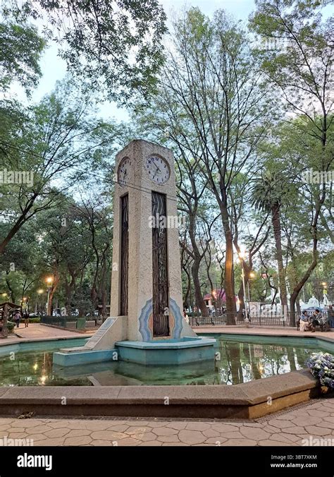 Mexico City Mexico Apr 23 2023 Parque Mexico Is The Most Important