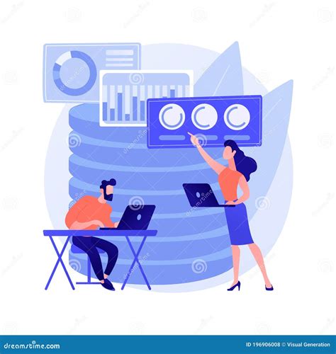 Big Data Analytics Abstract Concept Vector Illustration Stock Vector