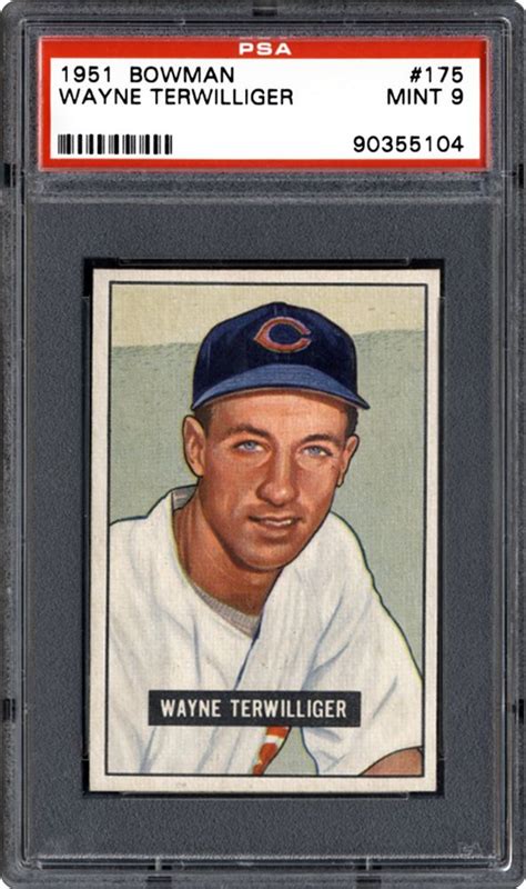 1951 Bowman Wayne Terwilliger Psa Cardfacts®