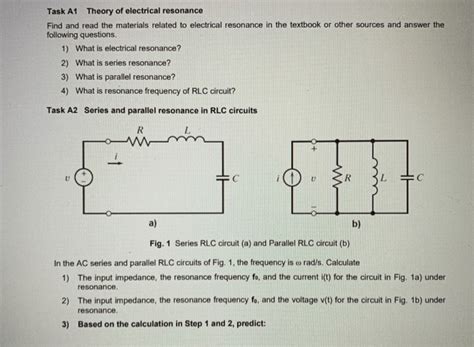 theory of series and parallel resonance circuits