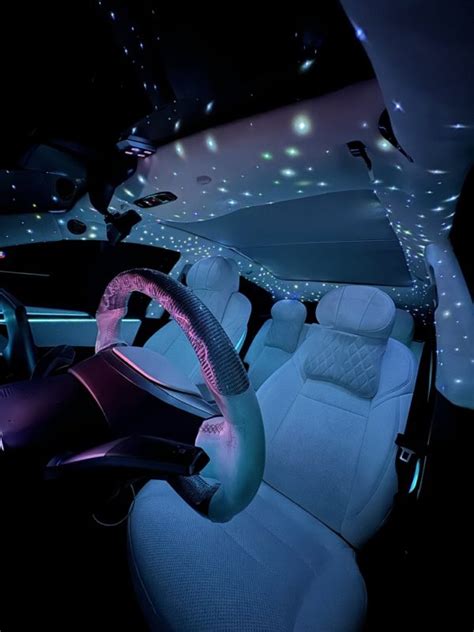 Starlight Headliner For Tesla Models S 3 X Y Installed In Arizona