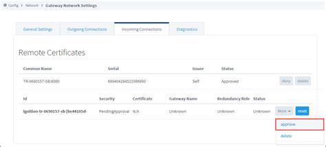 Setting Up Redundancy Ignition User Manual