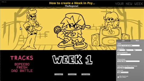 How To Create A Week In Psych Engine Old Tutorial For Friday Night