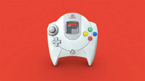 Sega Dreamcast Controller Highly Optimized Buy Royalty Free 3d Model By Danielcf2996 [3ad1b77