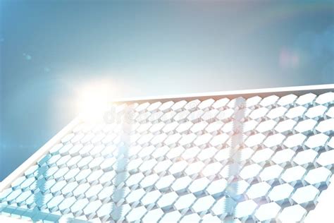 Composite Image Of Solar Panel With Hexagon Shape Glasses 3d Stock