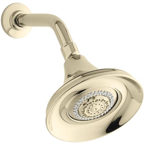 Kohler Forte Vibrant French Gold Round Fixed Showerhead Shower Head 25