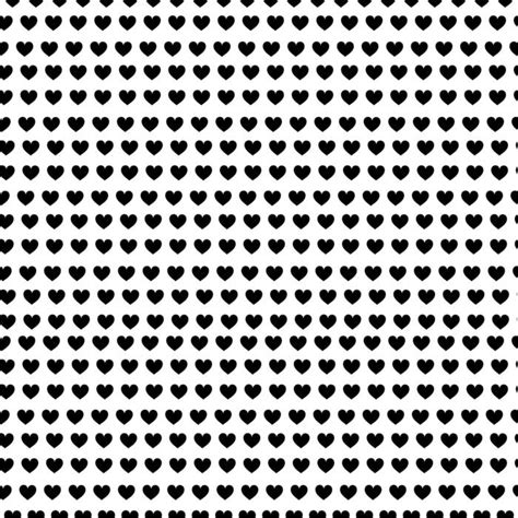 Black And White Heart Pattern Vector Art Icons And Graphics For Free