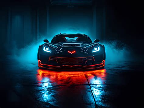 Black C7 Corvette Z06 Etsy