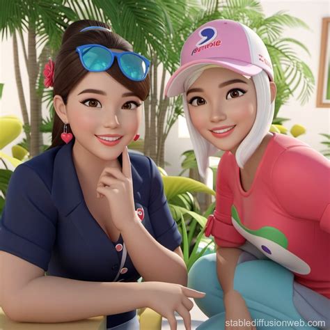 Beautiful 3d Woman Stable Diffusion Online