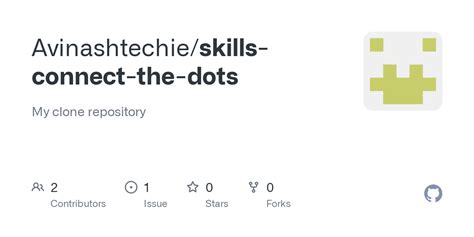 Github Avinashtechie Skills Connect The Dots My Clone Repository