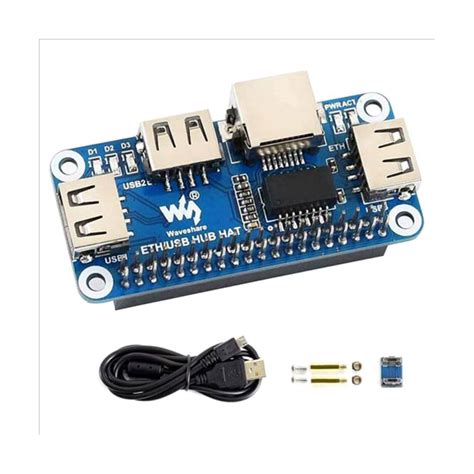 5v rj45 ethernet usb hub module hat expansion board shield starter kit