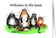 General Welcome To The Team Cards From Greeting Card Universe