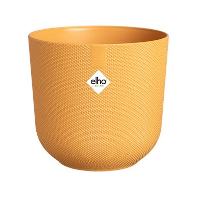 Elho Jazz Round Amber Yellow 23cm