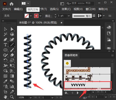 Ai怎么画电话圈发绳图形 Ai螺旋弹簧皮筋的画法illustrator教程平面设计脚本之家