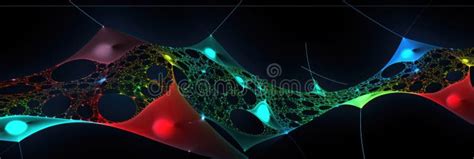 Visualization Of A Mathematical Concept Stock Illustration Illustration Of Dark Science