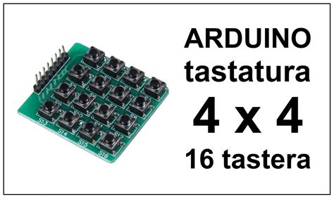 Arduino Tastatura Matrix Keyboard 16 Tastera 21570873