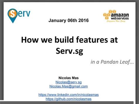 devops building by feature with immutable infrastructure at serv sg