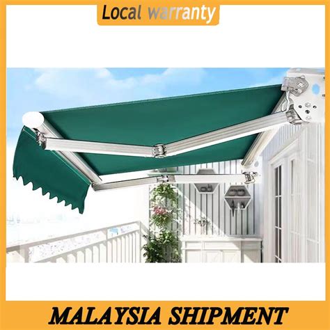 Electric Sunshade Folding Telescopic Hand Rain Proof Canopy Courtyard