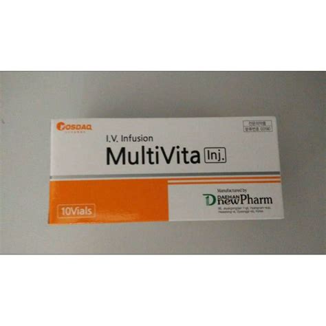 Jual Multivitamin Injection Vit A B C D E Shopee Indonesia