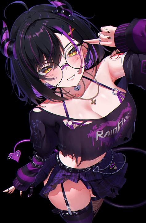 Rainhoe Indie Virtual Youtuber Drawn By Himeliofon Danbooru