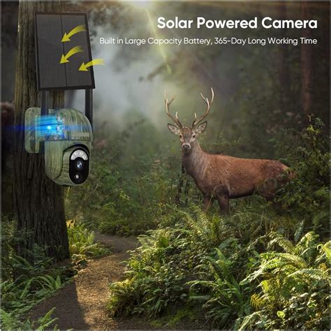 Камера за наблюдение ловна 4g 4 Mpx 2k видео Ip 66 слот за карта соларен панел батерия в