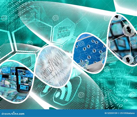 DNA Binary Code Stock Illustration Illustration Of Scheduled