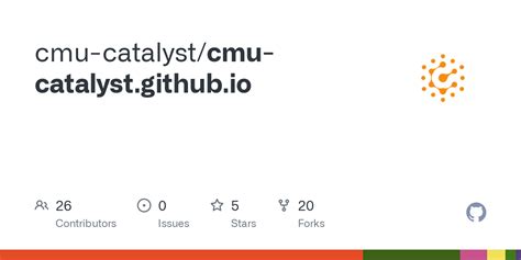 Github Cmu Catalystcmu