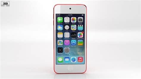 360 View Of Apple Ipod Touch Red 3d Model 3dmodels Store
