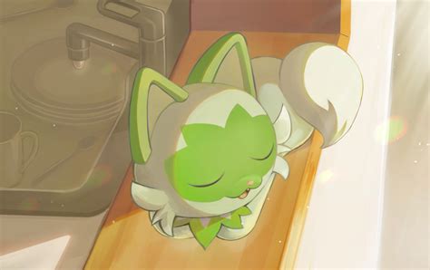 Sprigatito Pokémon Scarlet And Violet Image By Pixiv Id 71118993