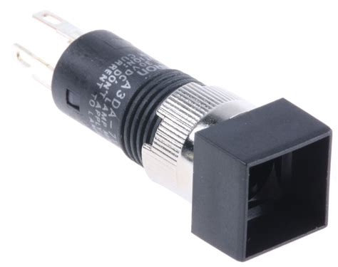 A DA Omron Illuminated Momentary Push Button Switch Panel Mount SPST Mm Cutout RS