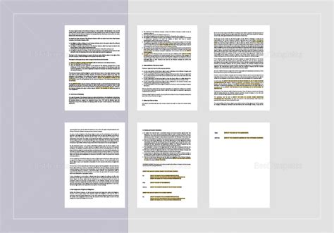Source Code Escrow Agreement Template In Word Apple Pages