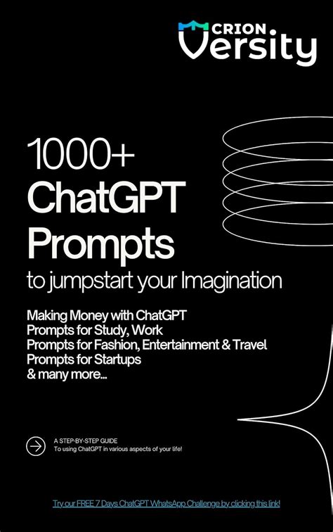 ChatGPT Prompts To Jumpstart Your Imagination A Collection Of Prompts EBook Versity