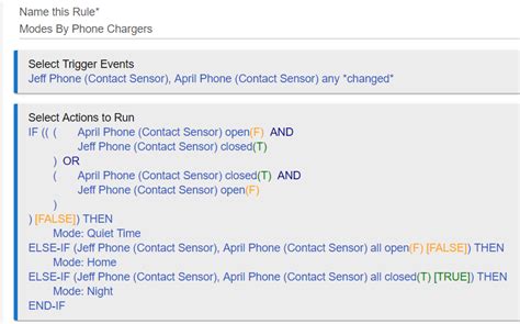 Need Help Writing A Conditional Rule 📐 Rule Machine® Hubitat