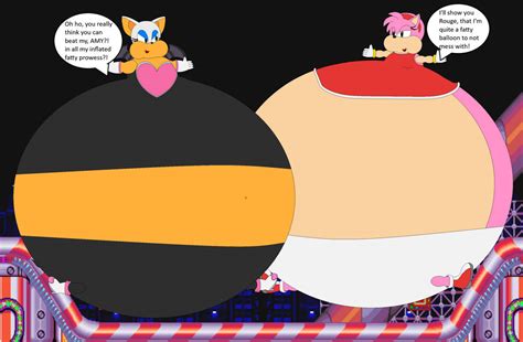 Balloon Battle Rouge Vs Amy By Andrewmachina On Deviantart