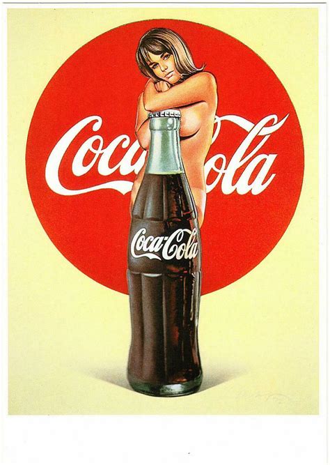 Lola Cola By Mel Ramos Coca Cola Coke Nude Pop Art Pinup Postcard Topics Risque Women