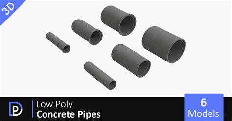 Concrete Pipes 3d Industrial Unity Asset Store