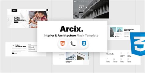 Arcix Architecture Flask Template By Parv Infotech Themeforest