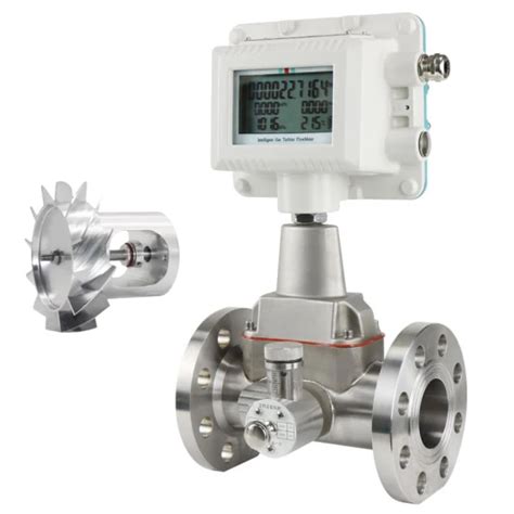 2 Air Gas Turbine Flowmeter 4 20ma Output Gas Flowmeters Flow Meter