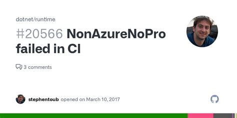Nonazurenoprotocolconnectiontestonwindows Failed In Ci · Issue 20566